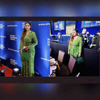 Indian Businessperson Sudha Reddy Shines Like A Diamond At White House ...