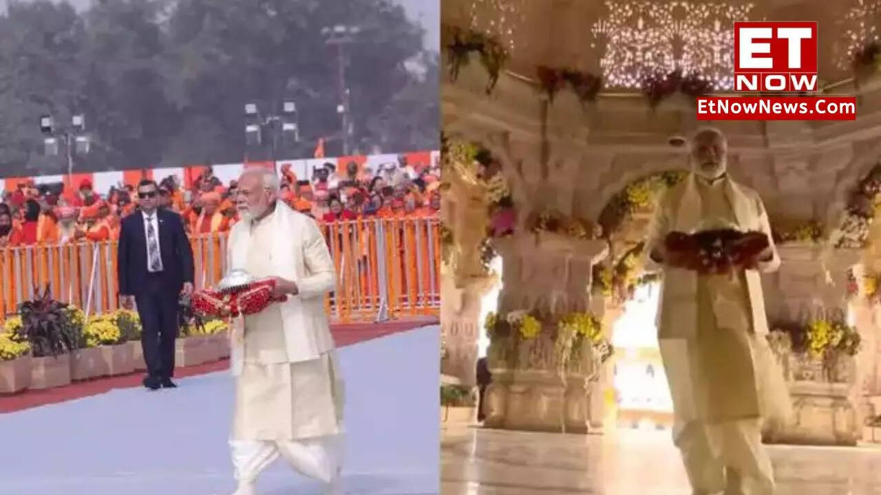 Ayodhya Ram Mandir: PM Modi performs Pran Pratishtha at Ram Mandir. See ...