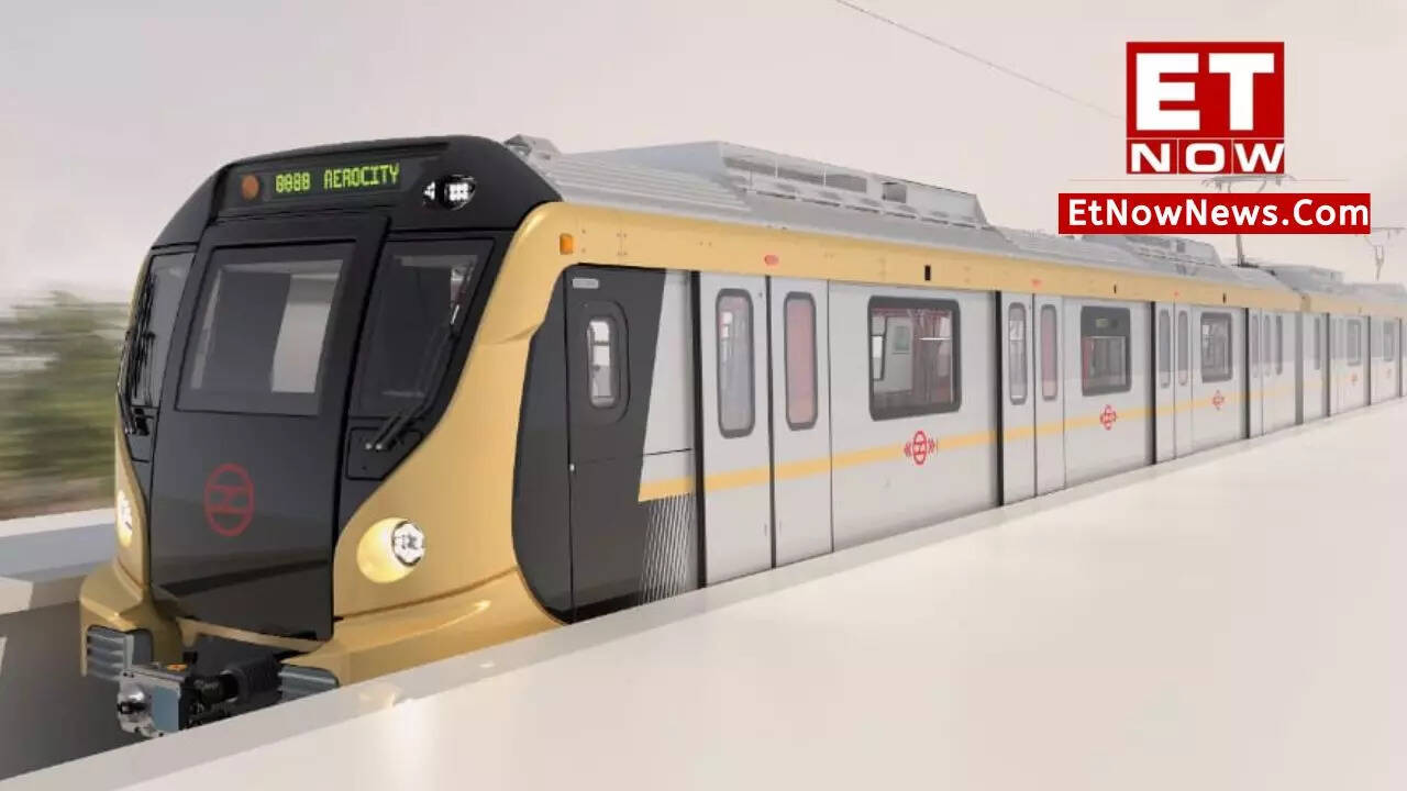 'GOLDEN' MOMENT for Delhi Metro! DMRC unveils first look of Golden Line ...