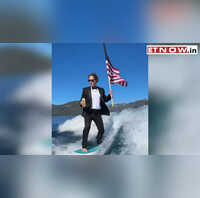 Mark Zuckerberg makes a splash on July 4th! Surfing in a tuxedo with ...
