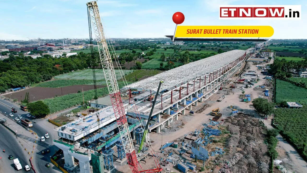 In PHOTOS! Mumbai-Ahmedabad Bullet Train Project: Stations of MAHSR ...