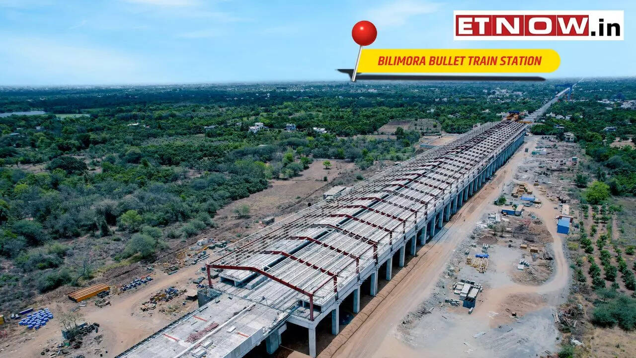 In PHOTOS! Mumbai-Ahmedabad Bullet Train Project: Stations of MAHSR corridor in progress ...