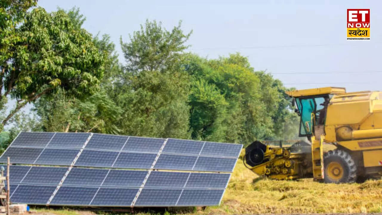 सोलर एनर्जी से चलता है धान का ये थ्रेशर, किसानों का काम आसान, बचत ही ...