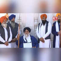 Sukhbir Singh Badal shot at Amritsar's Golden Temple; attacker arrested - VIDEO - News | ET Now