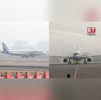 Landing successful at Navi Mumbai Airport: Indigo A320 water cannon ...