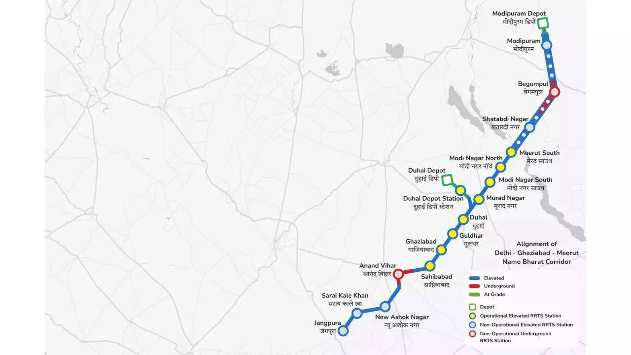 Namo Bharat Train: पीएम मोदी ने साहिबाबाद-न्यू अशोक नगर RRTS को दिखाई ...