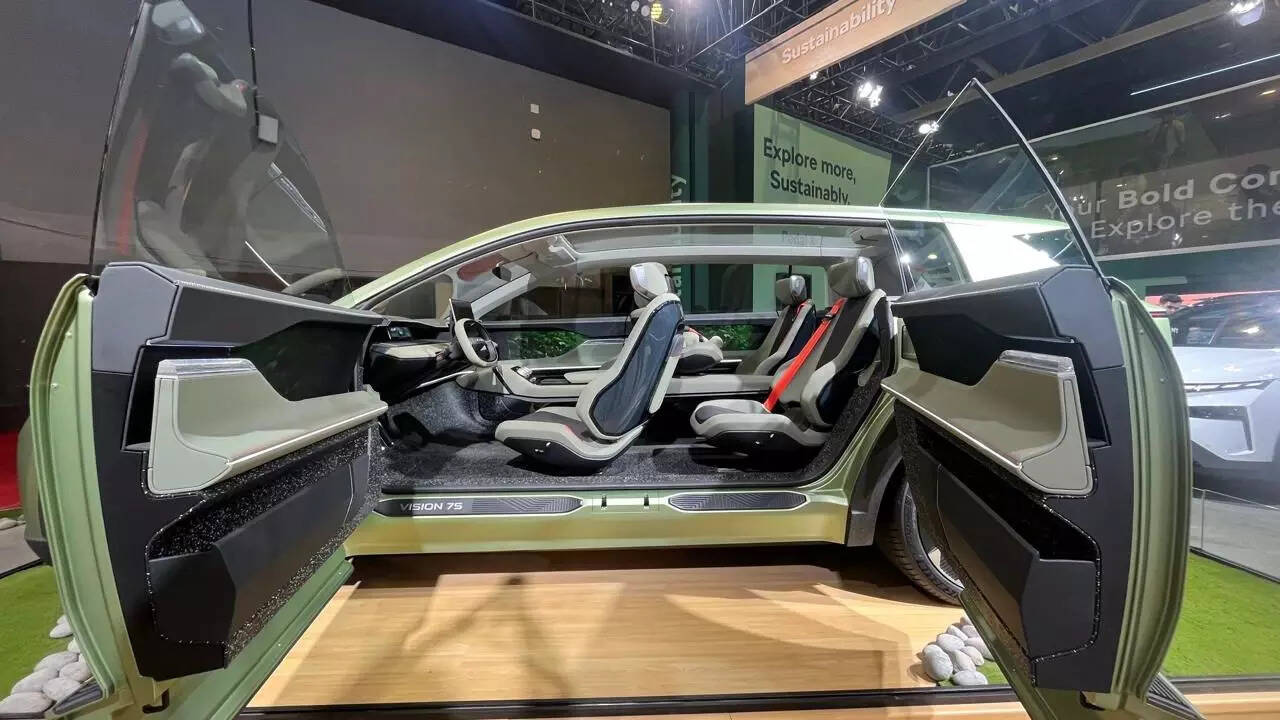 Skoda Vision 7S: Inside and outside PICS you can’t miss! Concept EV ...