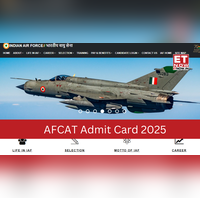 AFCAT Admit Card 2025: How to download AFCAT hall ticket at afcat.cdac ...