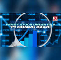 1:1 bonus issue: Reward for shareholders of penny stock under Rs 5 ...