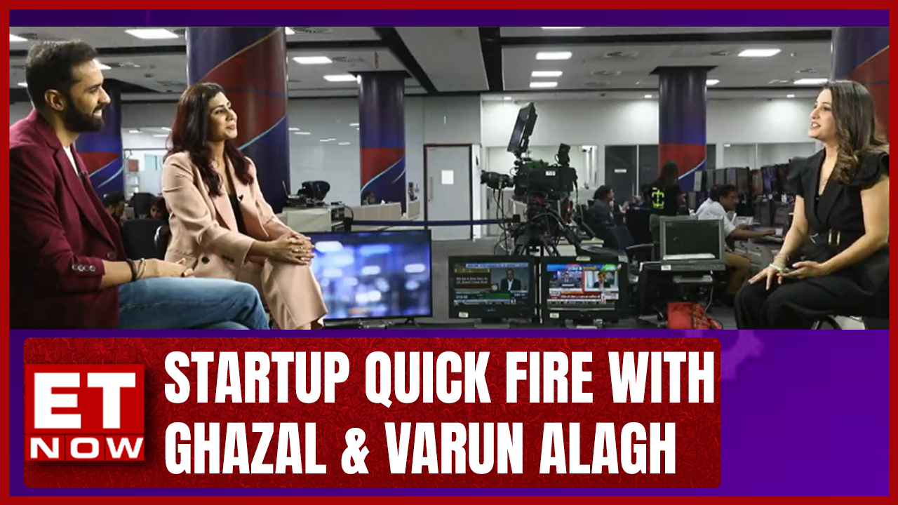 StartUp Quick Fire With Ghazal Alagh And Varun Alagh | ET Now | Startup Central News, Times Now