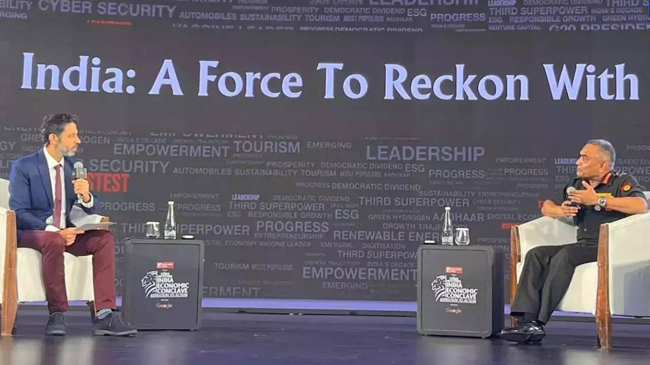 INDIA ECONOMIC CONCLAVE 2023: Army Chief General Manoj Pande makes big ...