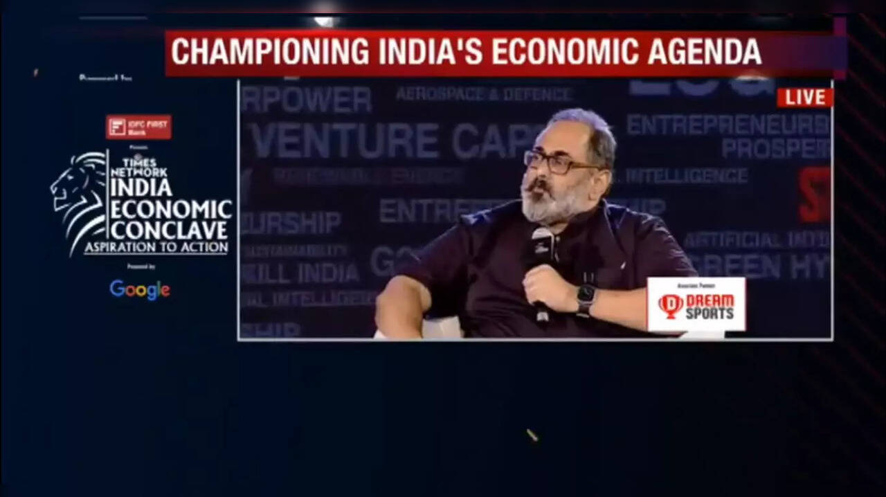 INDIA ECONOMIC CONCLAVE 2023: MoS IT Rajeev Chandrasekhar explores ...