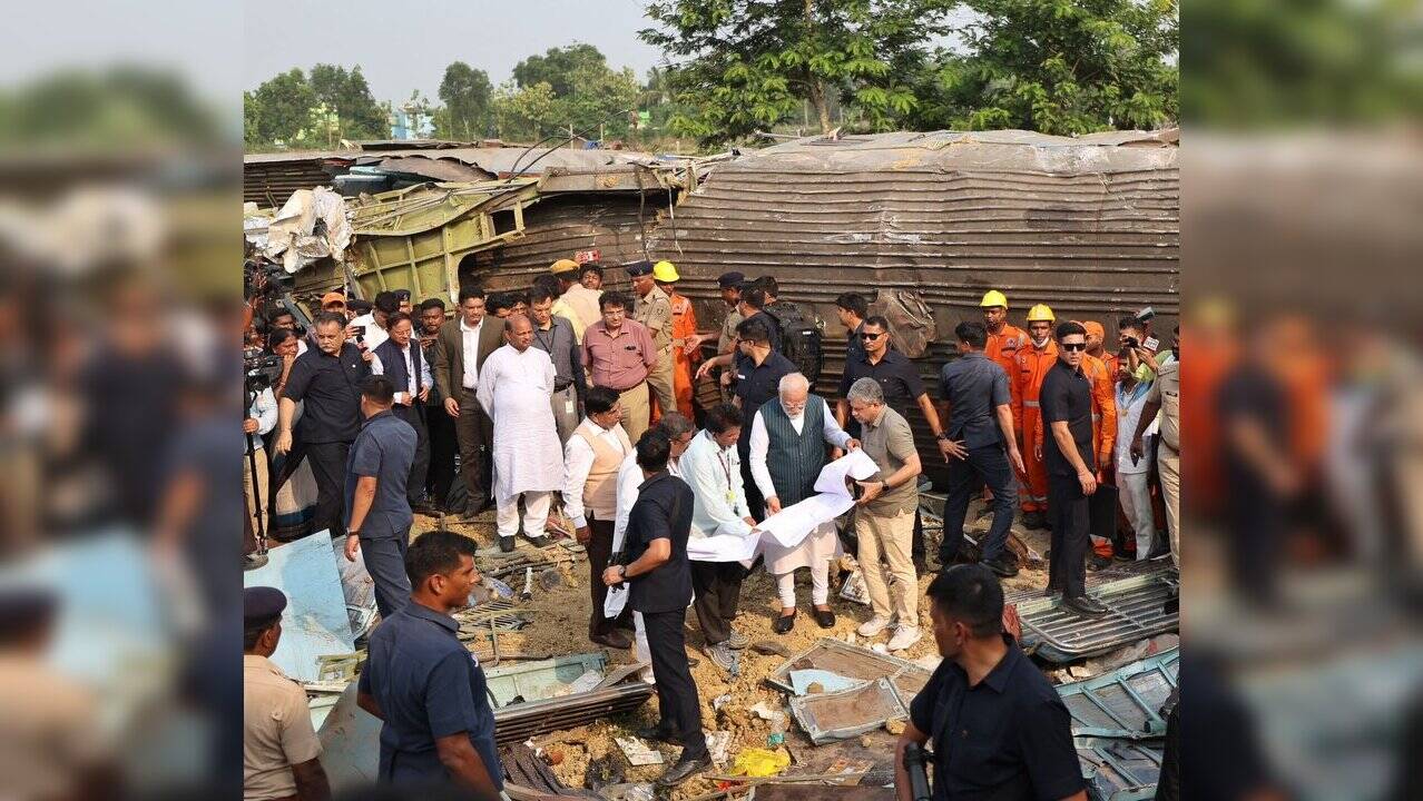 Odisha Train Tragedy: PM Modi Visits Accident Spot, Hospital To Take ...