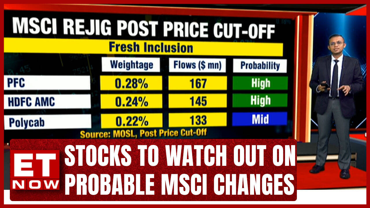 Stocks To Watch Out On Probable MSCI Changes | HDFC AMC And PFC | Business News | Videos News ...