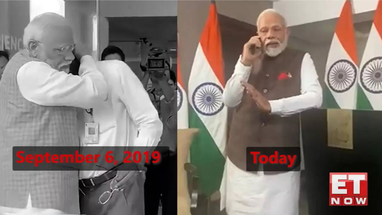 Moon: From consolation to celebration, how PM Modi reacted to ISRO's ...