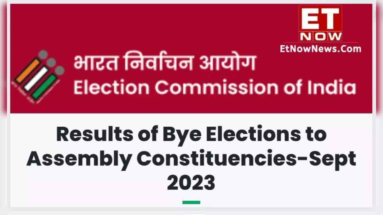 Bypoll Election Results 2023: FULL LIST of Winners - BJP 3, Congress 1 ...