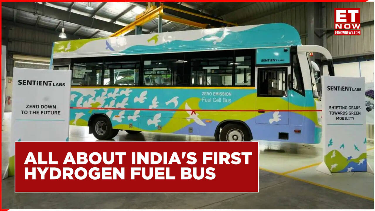 India's First Green Hydrogen Fuel Cell Bus Launched: What Are Its ...