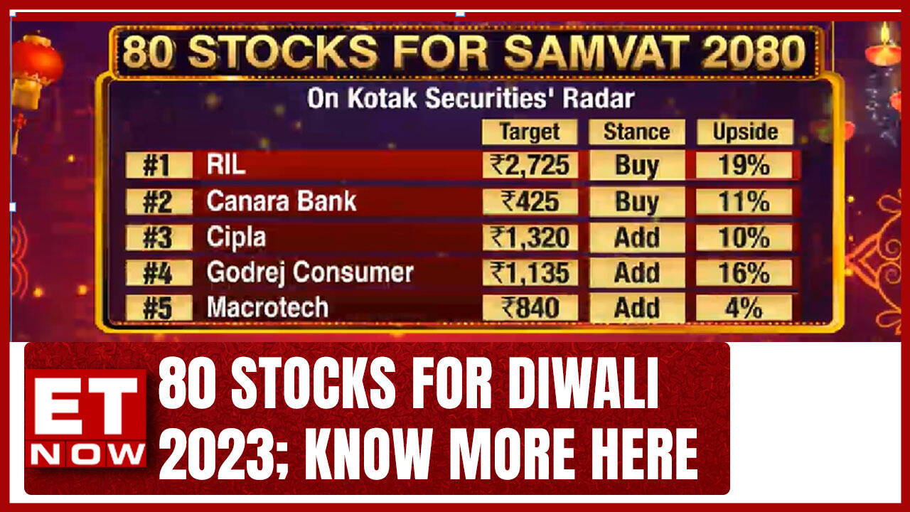 80 Stocks Line Up During Diwali | Stocks In Focus By Top market Experts ...
