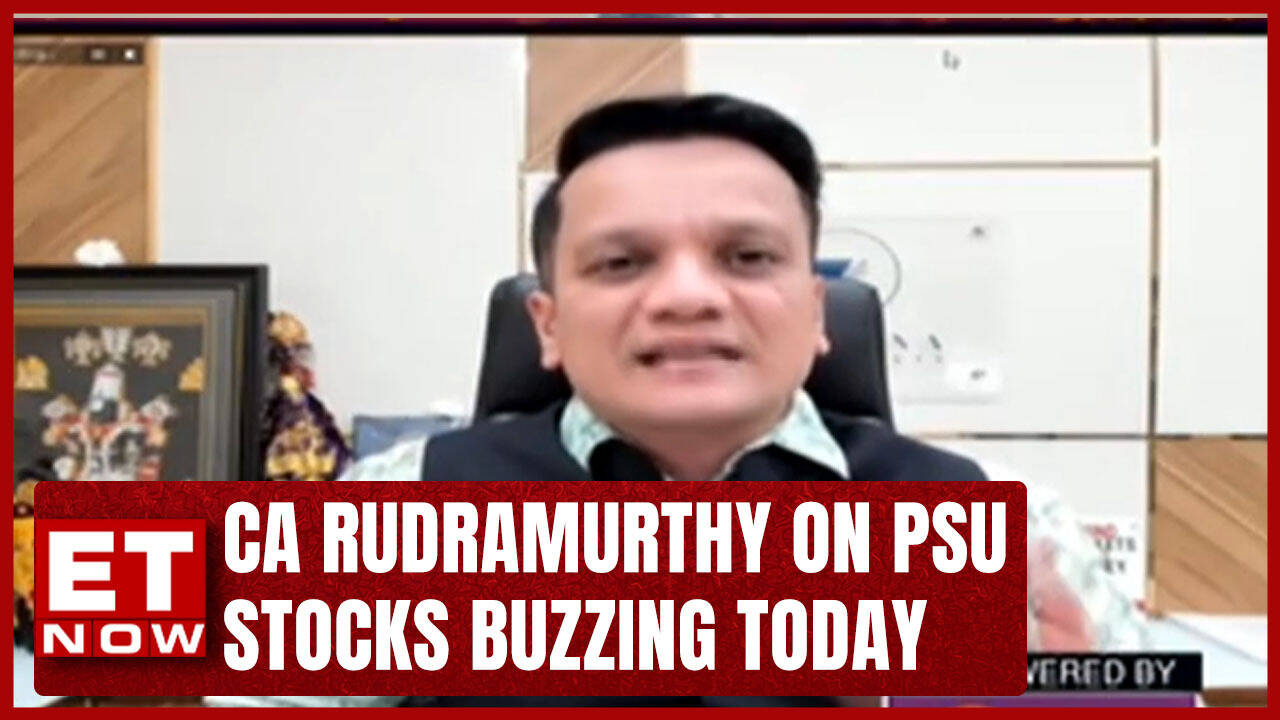 'Current Level Offers Great Buy In This PSU,' CA Rudramurthy On PSU ...