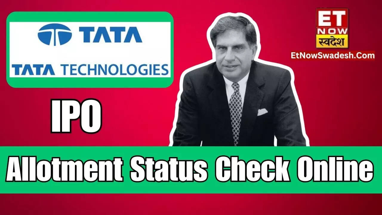 tata technologies ipo allotment status check online pan card bse link ...