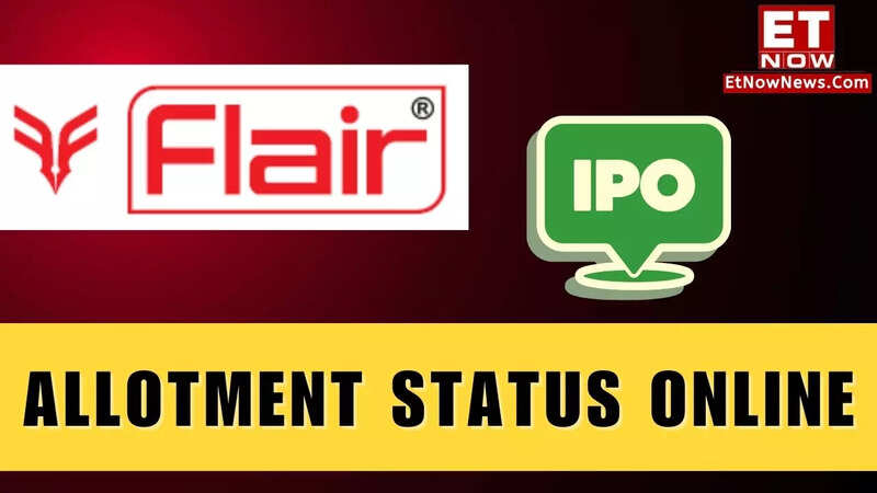 Flair Writing IPO allotment status LIVE: Check online on Link Intime ...