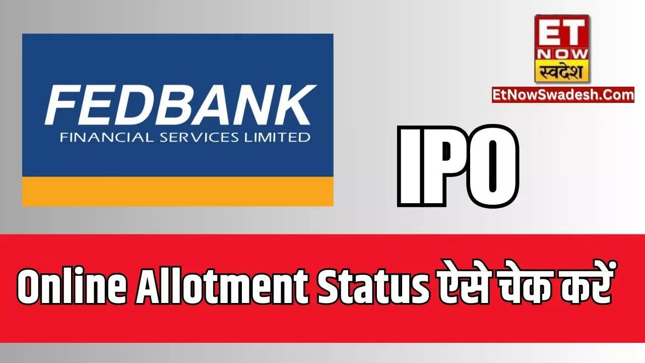 fedbank financial services ipo allotment status check online link intime bse pan number view ...