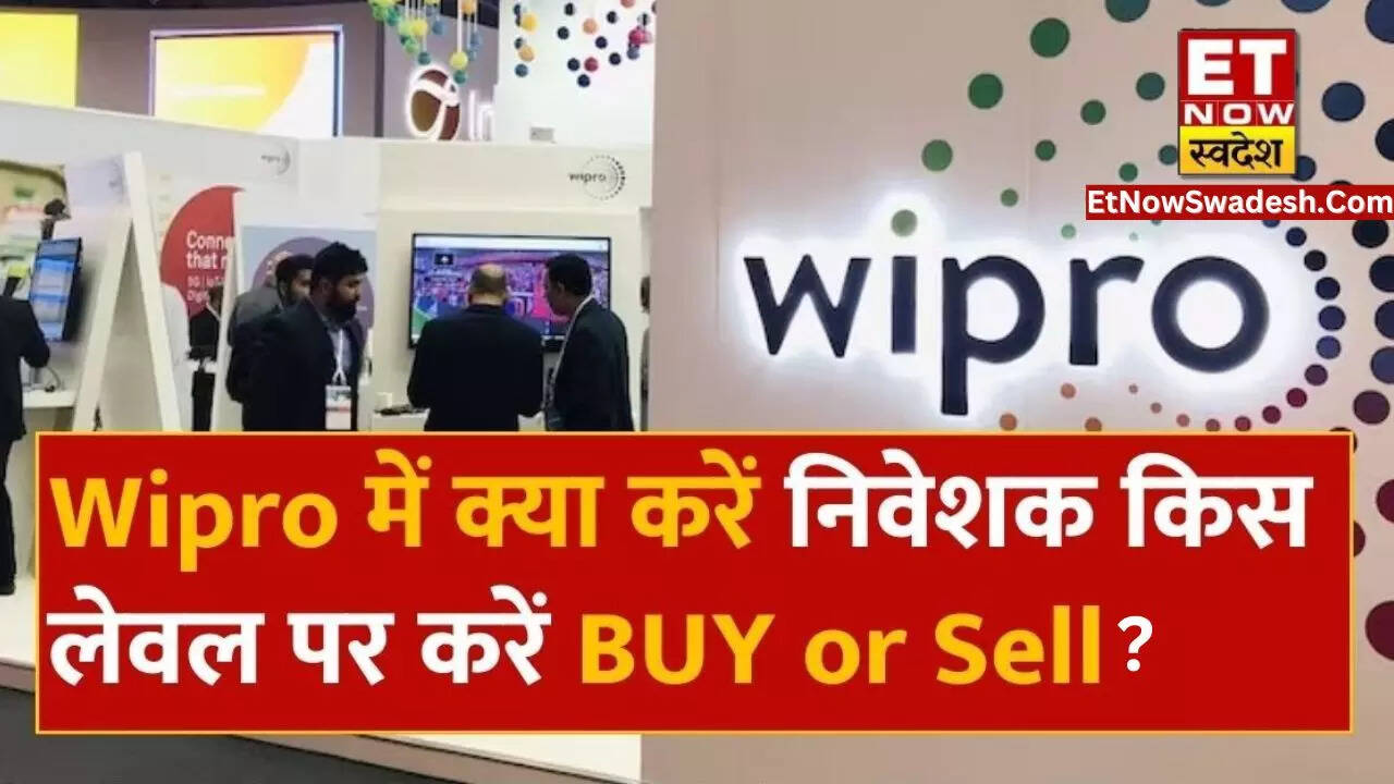 Wipro Share Price Strategy buy sell Share Market | मार्केट News, ET Now