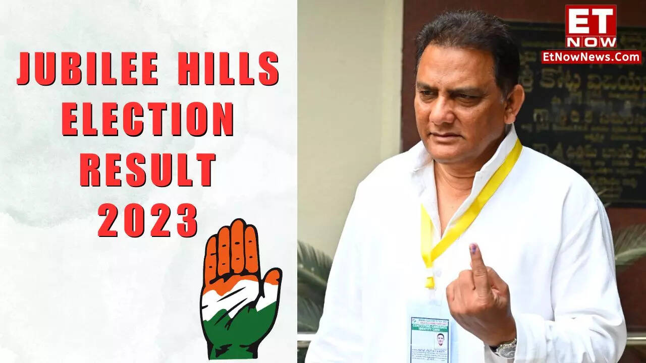 Mohammed Azharuddin Jubilee Hills seat election LIVE result 2023 on ...