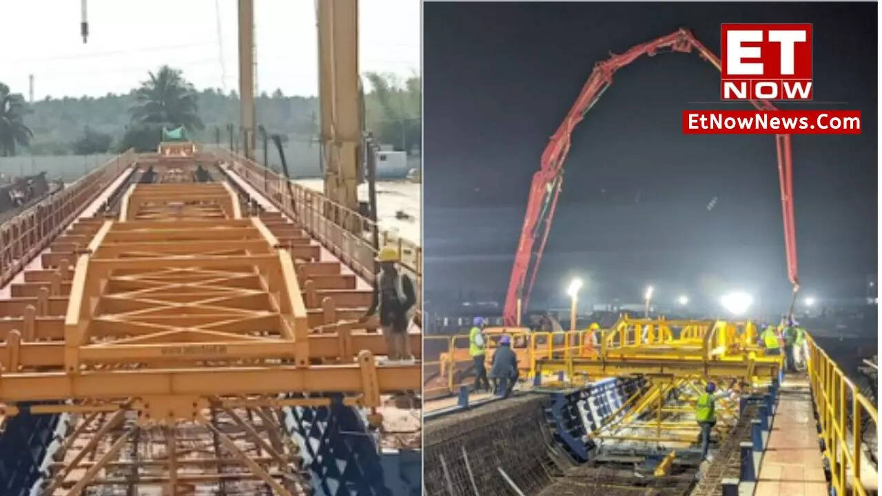 Milestone unveiled: India's first 31 m U-girder cast for Bengaluru ...
