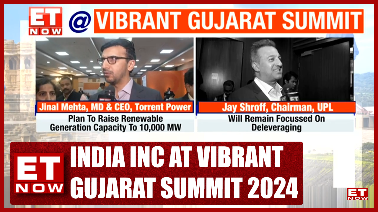 Vibrant Gujarat Summit 2024 | Jinal Mehta Of Torrent Power & Jay Shroff ...