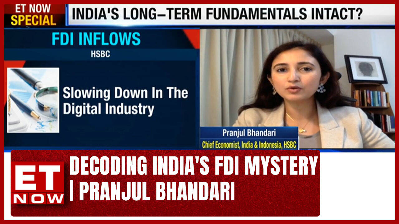 Slowing Down In Digital Industry? Decoding India's FDI Mystery; Pranjul Bhandari, HSBC | Videos ...