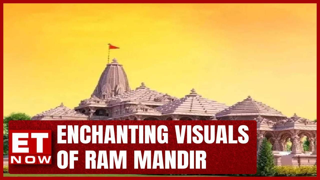 Ram Mandir | Enchanting Visuals Of Ram Mandir In Ayodhya | Mandir ...