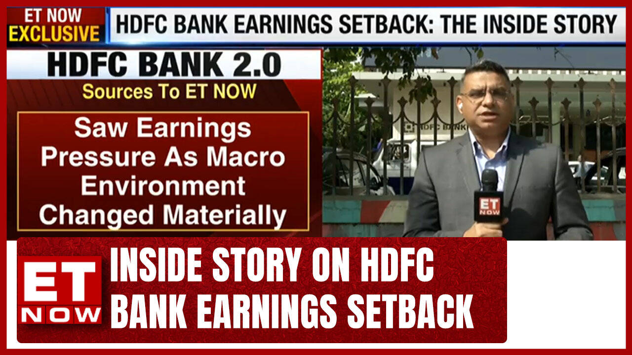 Inside Story On HDFC Bank Earnings Setback; Top Bosses Speaks To ET Now ...
