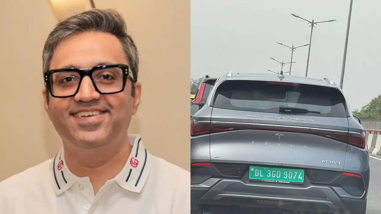 ‘World’s first cross-breed Tesla!’ – Ashneer Grover spots electric car ...