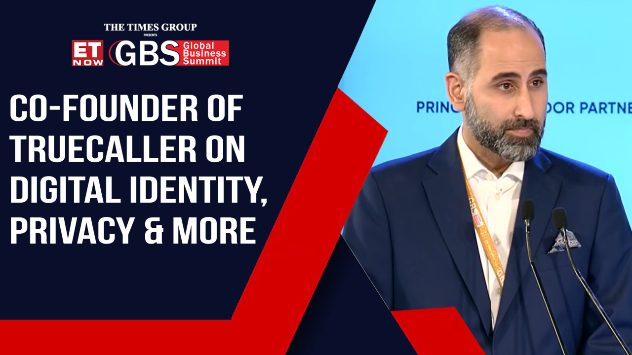 Digital Identity, Privacy & Our Shrinking World | Nami Zarringhalam Of Truecaller | ET Now GBS ...