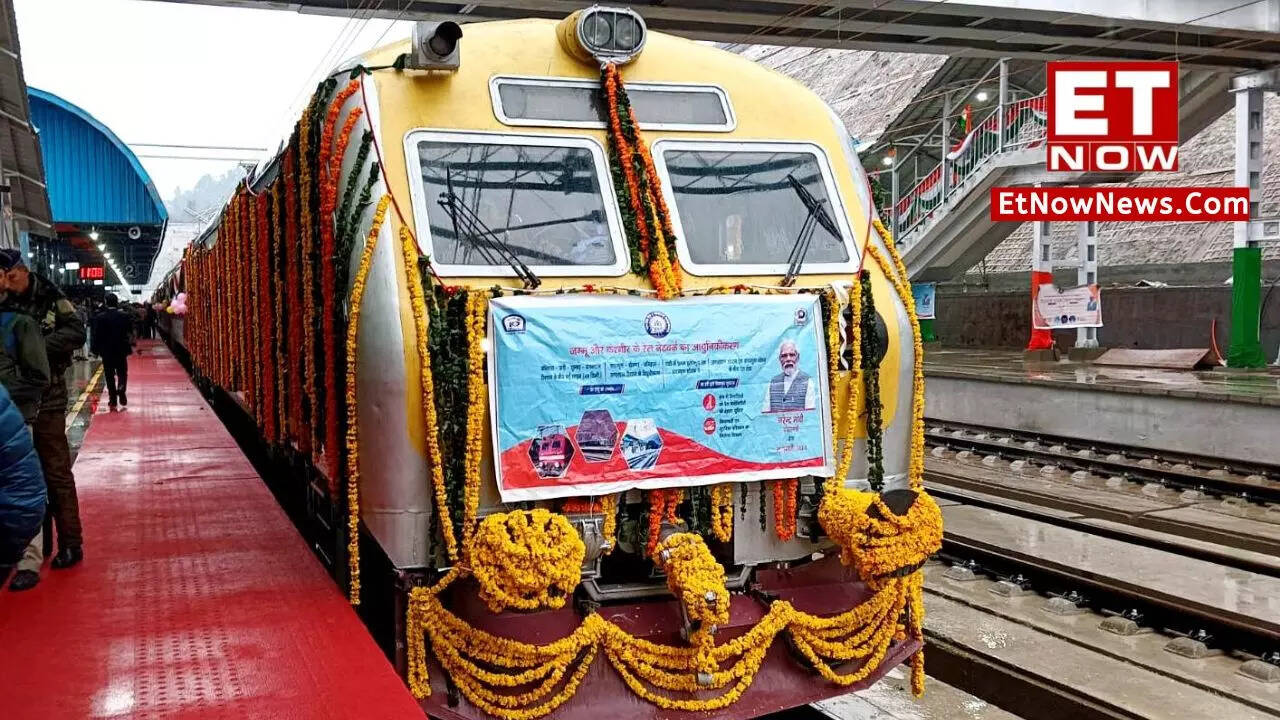 ON TRACK! Good news for Jammu and Kashmir! Train operation begins ...