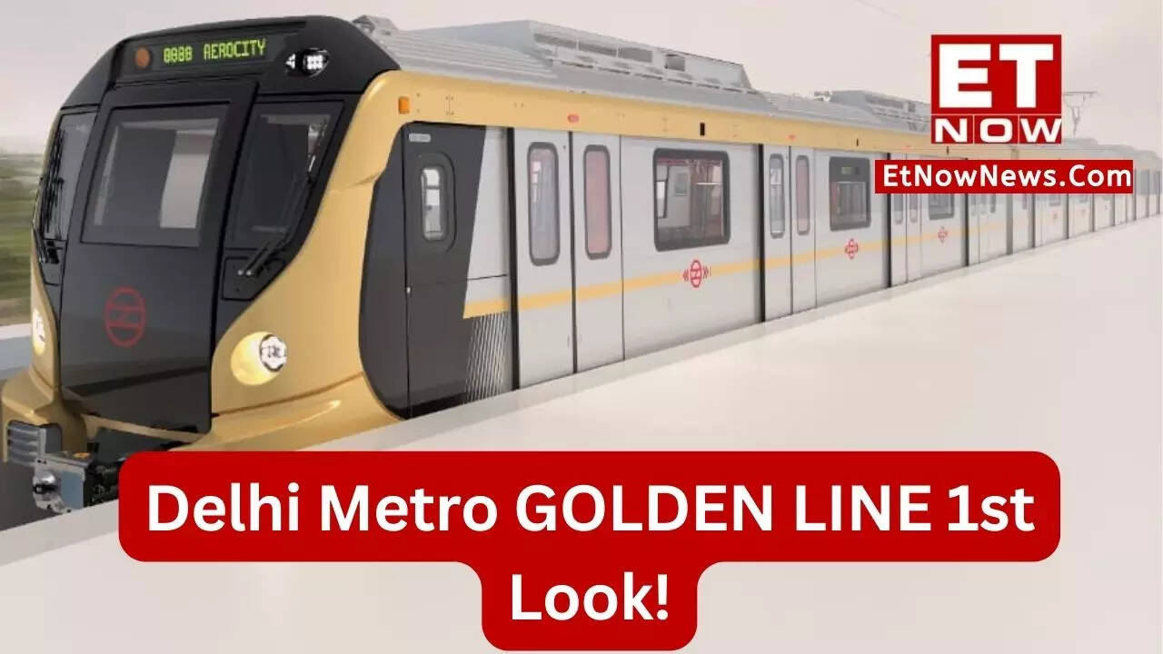 'GOLDEN' MOMENT for Delhi Metro! DMRC unveils first look of Golden Line ...