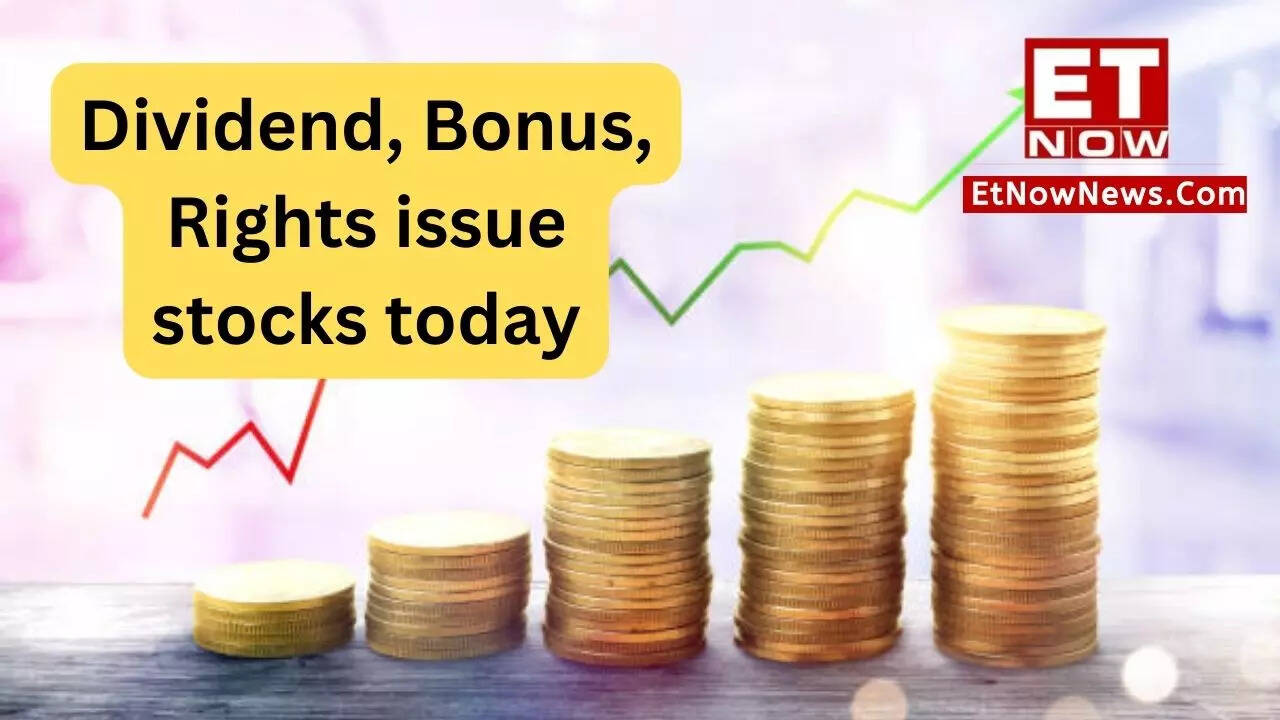 Dividend, Bonus, Rights issue stocks today: NMDC, DRC Systems India ...