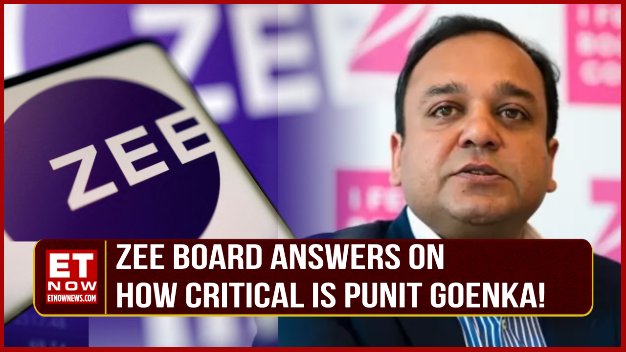 Zee Board Answers On How Critical Is Punit Goenka | Zee Ent Analyst Meet | Business News ...
