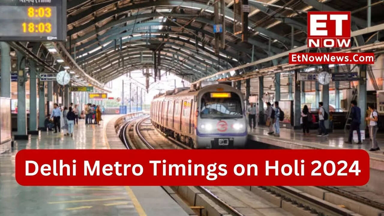 Delhi Metro timings on Holi 2024: Check first train starting time and ...