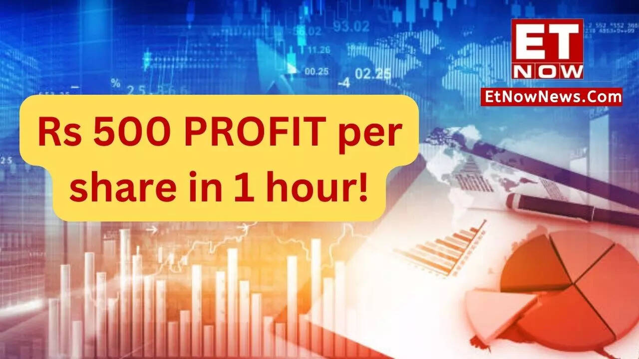 Largecap Stock: Rs 500 PROFIT per share in 1 hour! BUY? | Markets News, ET Now
