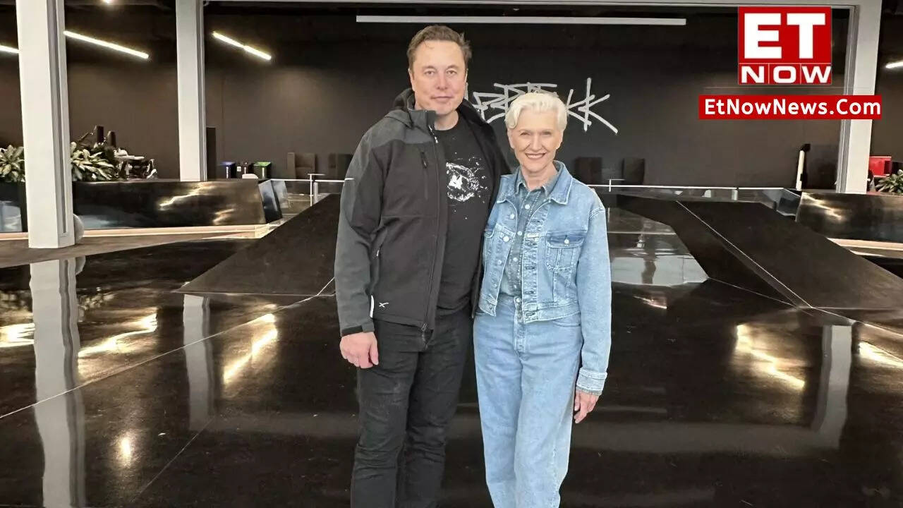 'What do you do on a Saturday?' - Mama Musk visits Tesla factory; son ...