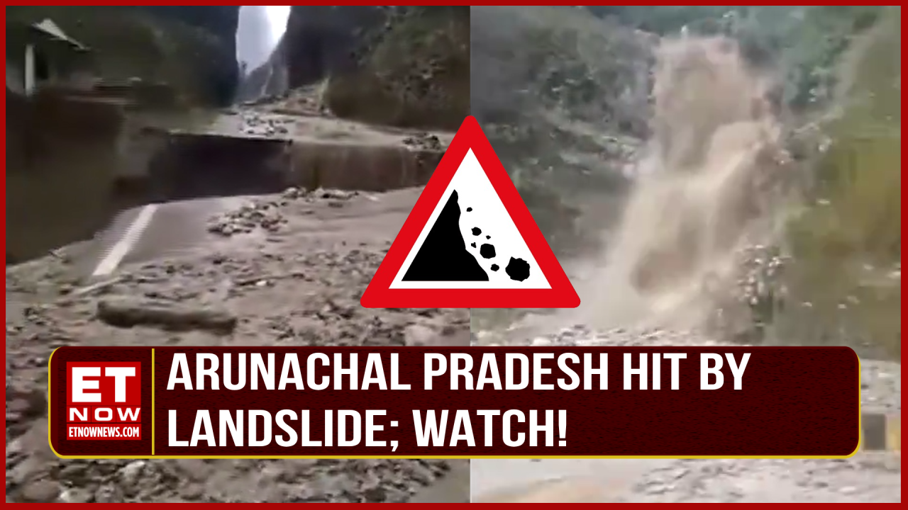 Arunachal Pradesh Landslide | Massive Damage To The Highway Between ...