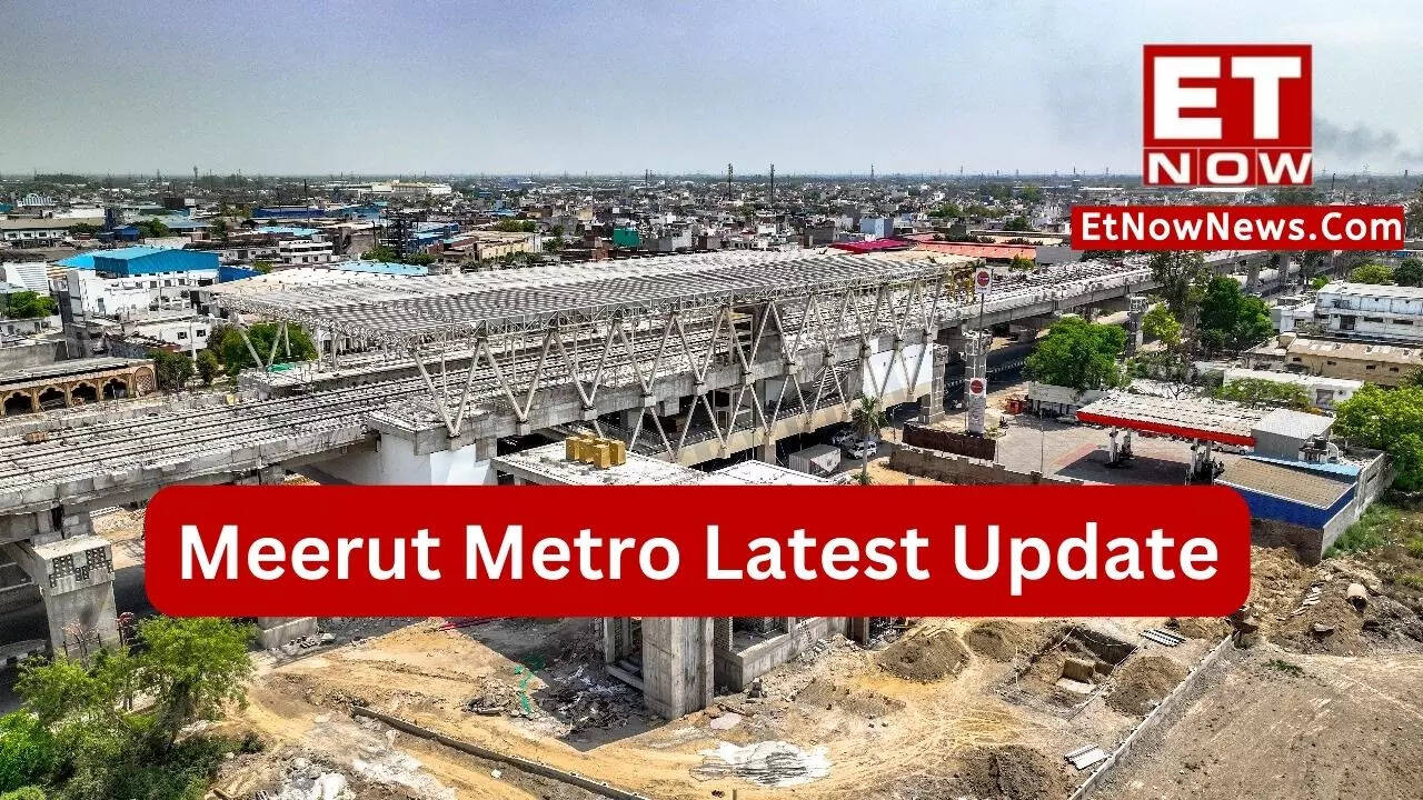 In PHOTOS! Meerut Metro: Construction of Partapur station in full swing ...