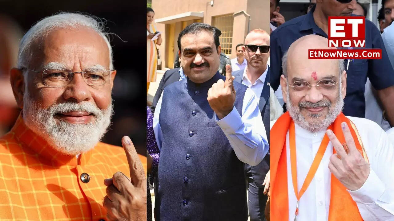PHOTOS: PM Modi, Amit Shah among bigwigs cast vote in phase 3 of Lok ...