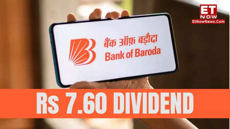 Bank of Baroda Share Price Target Rs 7.60 DIVIDEND per share in Q4 BUY Markets ET Now
