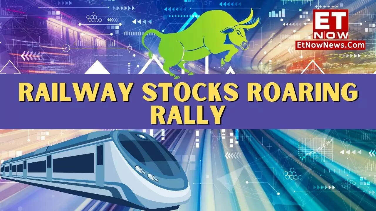 Roaring rally in RAILWAY STOCKS makes investors richer! 52-week high in ...