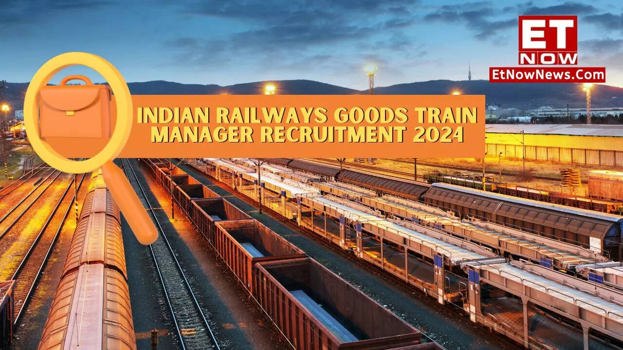 Indian Railways Goods Train Manager Recruitment 2024: 7th pay ...