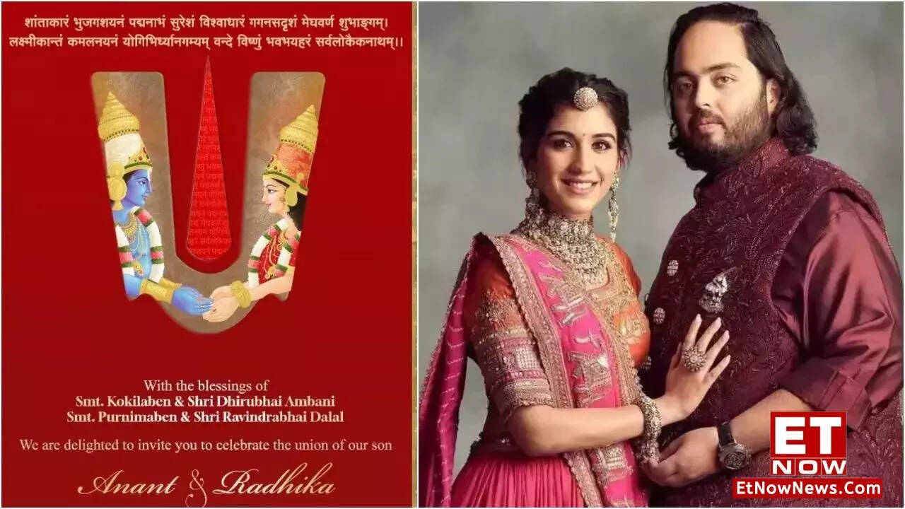 Save the date! Anant Ambani-Radhika Merchant's wedding card revealed ...