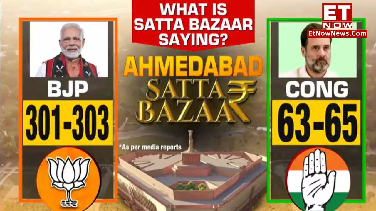 Exit Poll 2024 Results: BIG prediction by Ahmedabad Satta Bazaar for BJP, Congress Lok Sabha ...